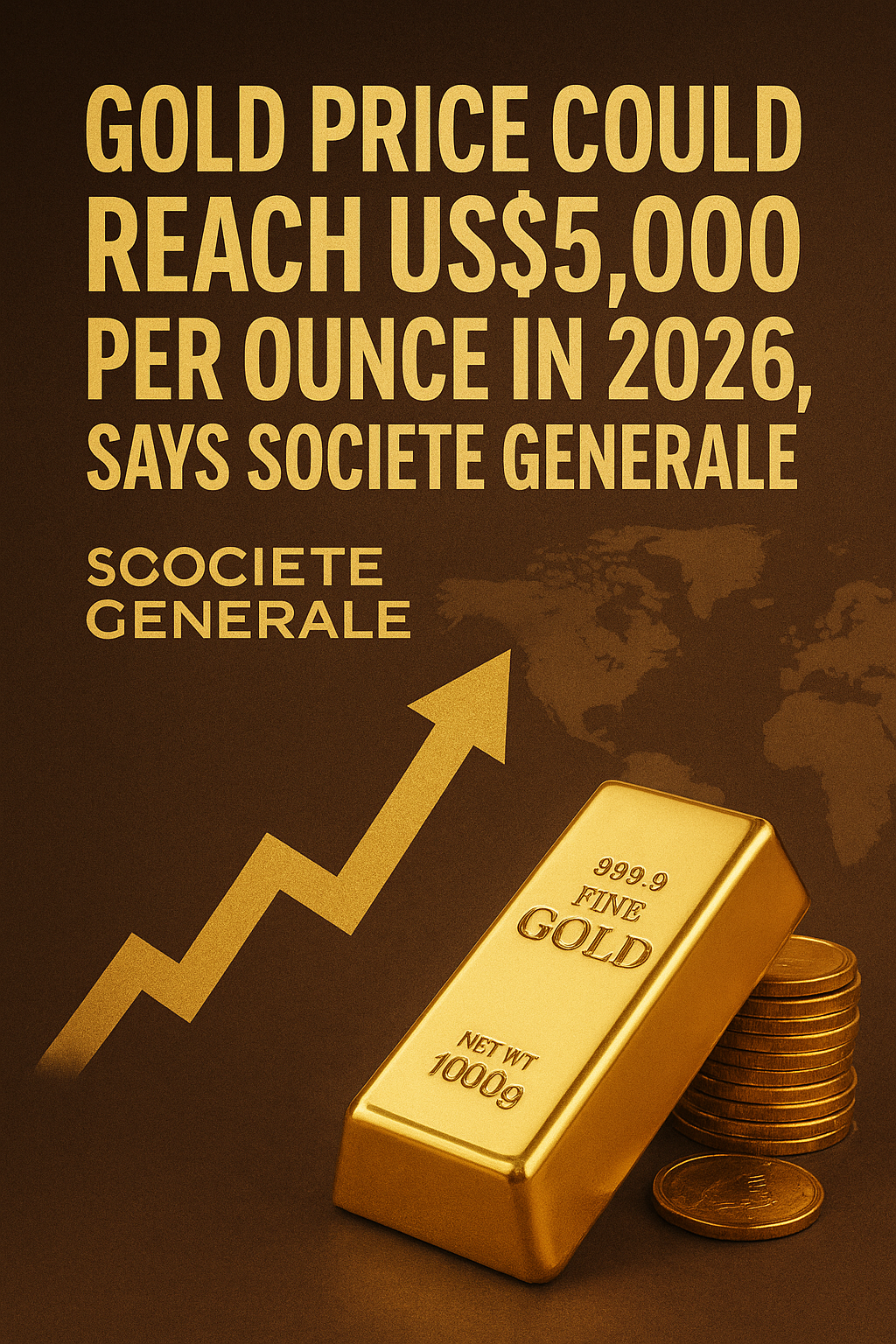 Gold Price Could Reach US$5,000 per Ounce in 2026, Says Societe ...