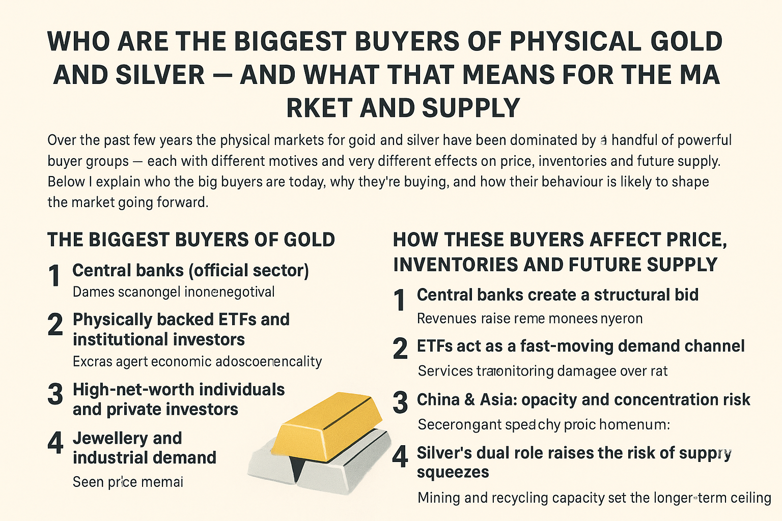 Who are the biggest buyers of physical gold and silver and what that ...