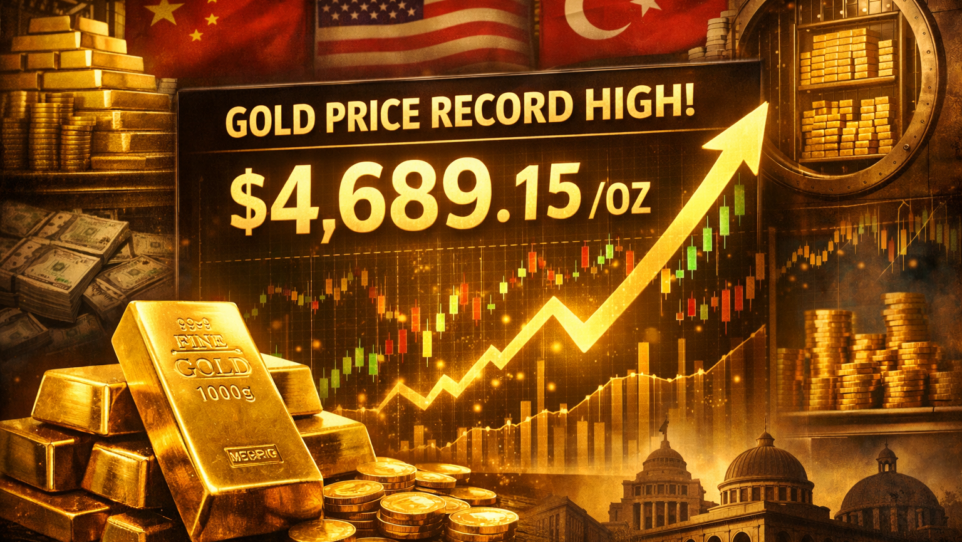 Gold Prices Hit New Record High of $4,689 as Central Bank Buying and ...