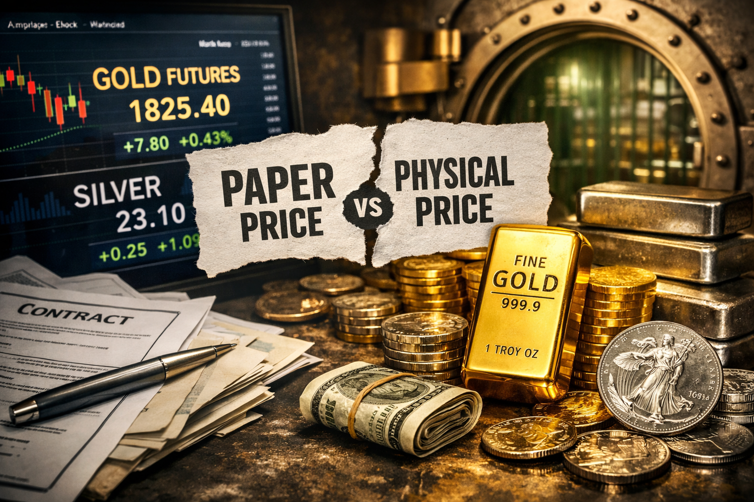 The Gold and Silver Price Spread: Paper vs Physical – What It Really ...